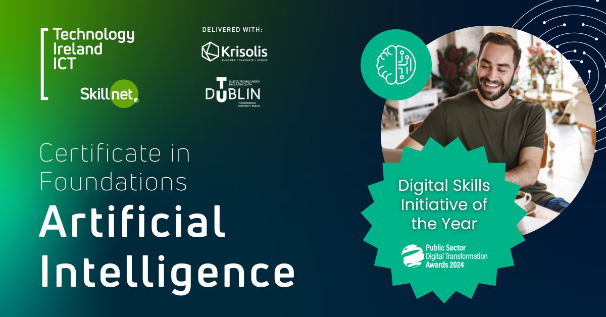 Award Winning Online Certificate in Artificial Intelligence | ICT Skillnet